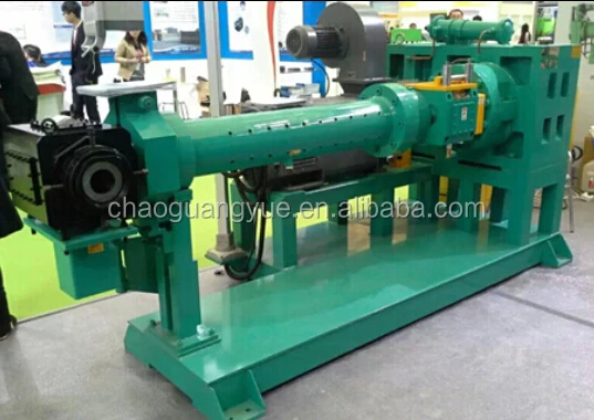 Hot Feeding Butyl Rubber Inner Tube Extruder / Tire Tread Extruding ...