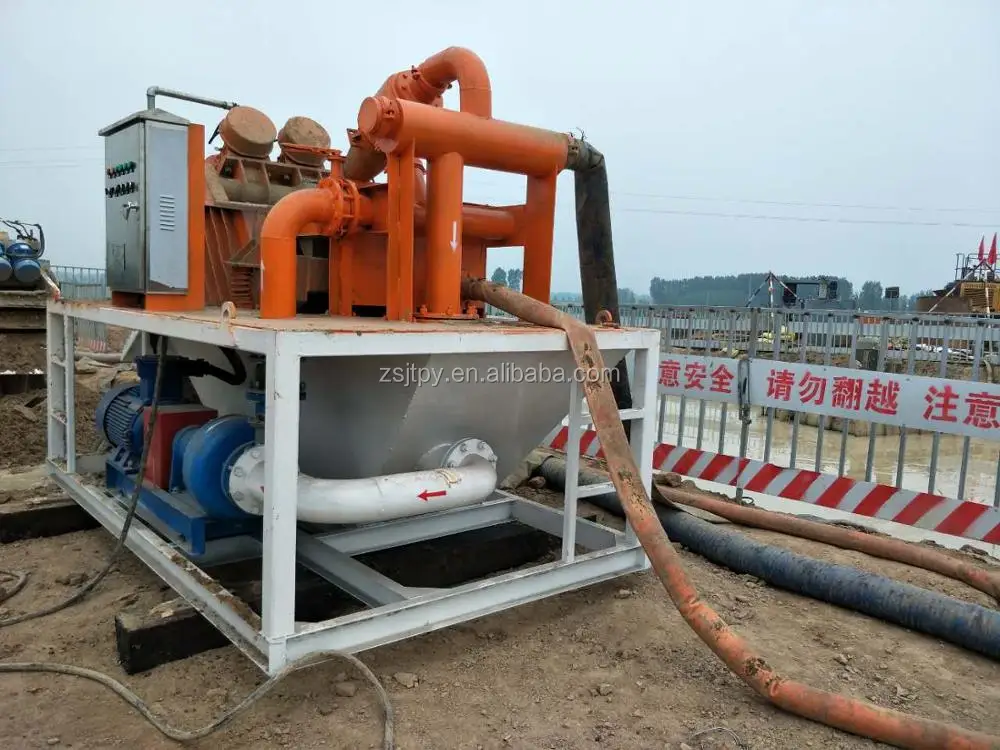 Zs-250c Recycling Bentonite Vibrating Screen Hydrocyclone Slurry ...