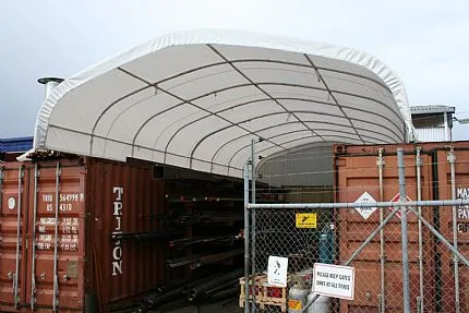 Metal Frame Wind Resistance Container Canopy| Alibaba.com