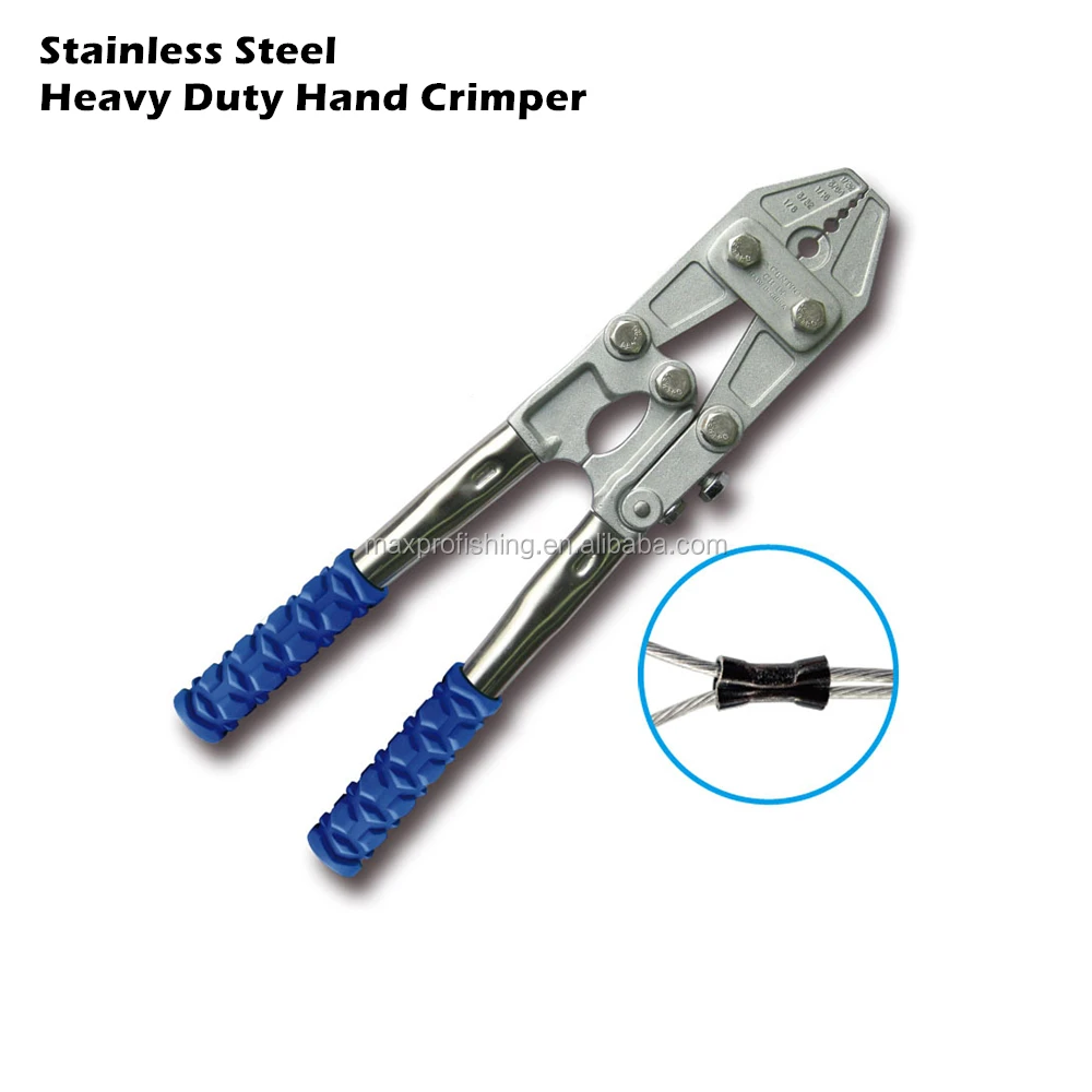 Premium Saltwater Stainless Steel Hand Crimper for Fishing