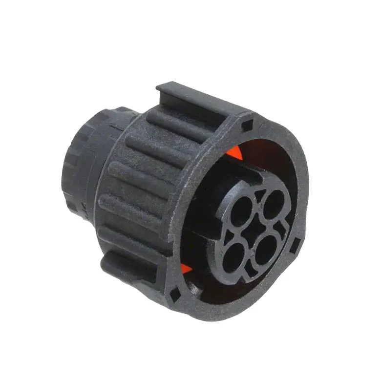 Pa66 Tyco Amp Te 4 Pin Female Wire Harness Auto Waterproof Connector 1 ...