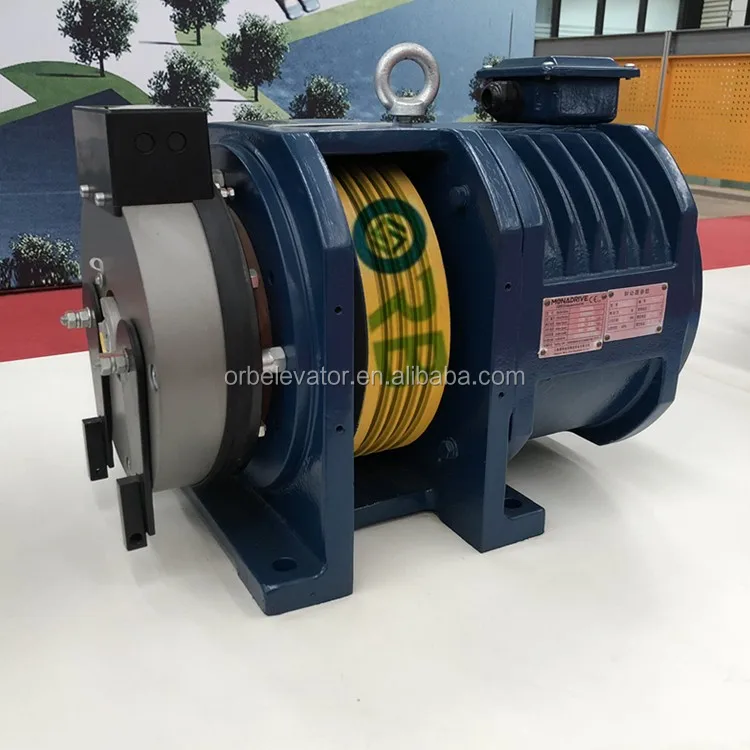 Home Elevator Motor MONA200A - Gearless Traction Machine for MRL ...