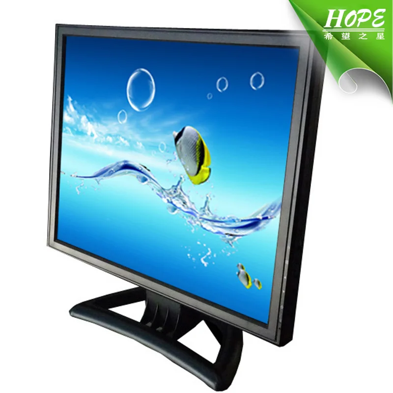 Oem Design Pc Computer 17 Inch Lcd Monitor With Dc 12v Solar Power ...