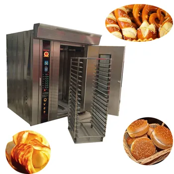 Gas Electric Industrial Mini Rotary Baking Oven For Bread Cookies Cakes ...
