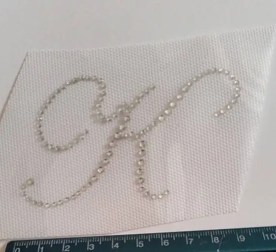 Custom Alphabet Letters Iron On Script Heat Press Decal Hotfix Patches ...