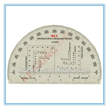 Good Quality Flight Protractor Ruler,Military Protractor,Half Moon ...