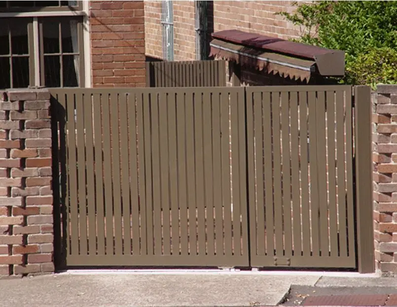 Black Aluminum Main Gate Color - Buy Metal Gate Designs,Aluminum Gate ...