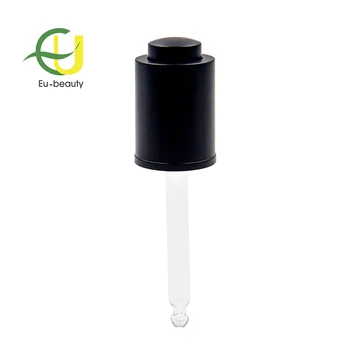 20/410 Matt Black Press Dropper Push Button Pipette Plastic Dropper ...