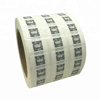 Waterproof Paper Label Printing Qr Code Sticker In Digital Printing ...