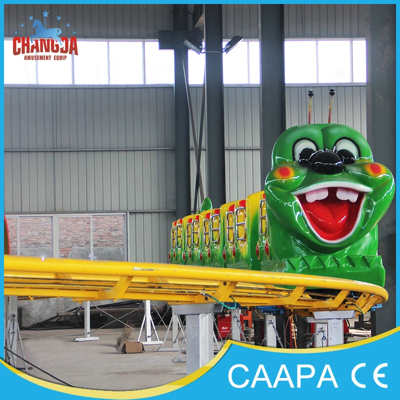 Amusement Track Rides Fruit Caterpillar,Mini Roller Coaster For Kids ...
