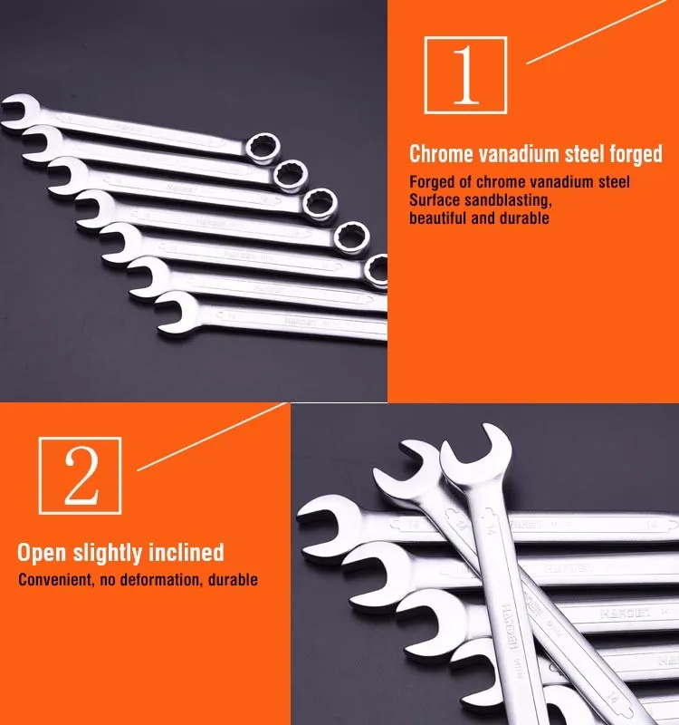 European Striking Combination Fixed Flat Torque Wrench Spanner - Buy ...