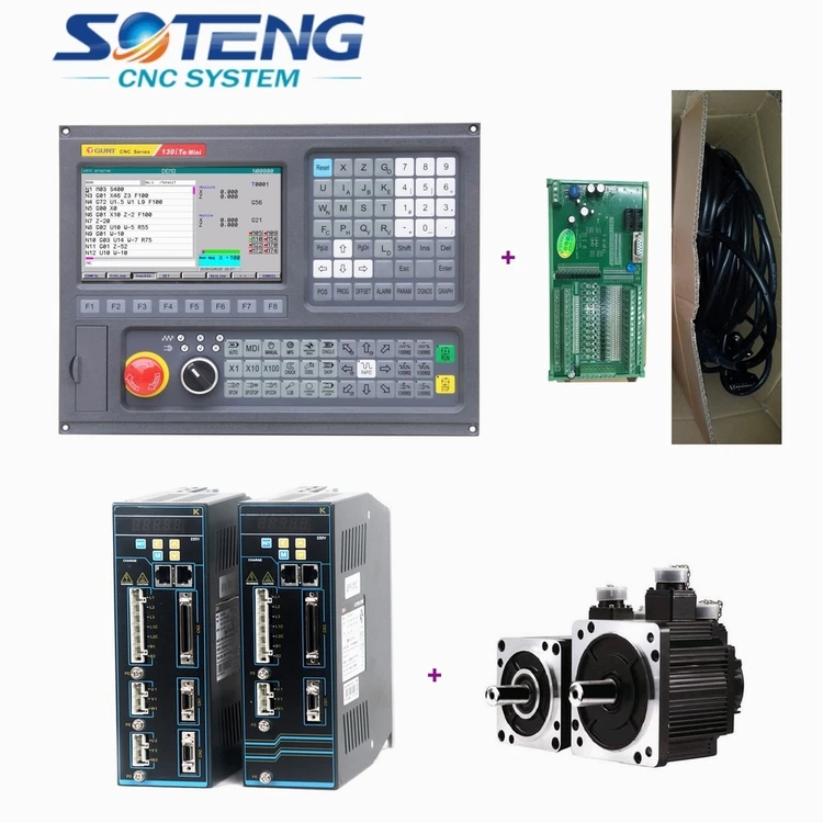 Good Selling 2 Axis Lathe Cnc Controller Kit With 1.5kw Absolute Servo ...
