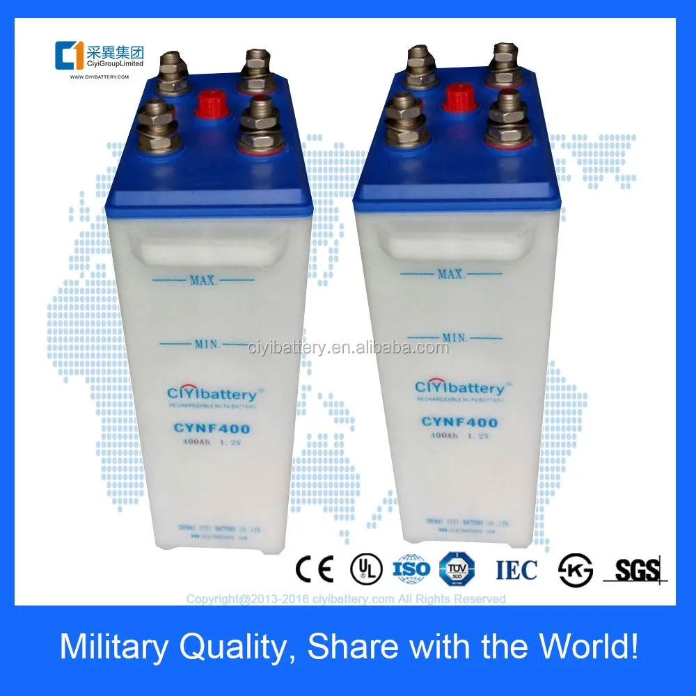 Super Quality Nife Battery 12v 24v 48v 400ah Nickel Iron Batteries For ...