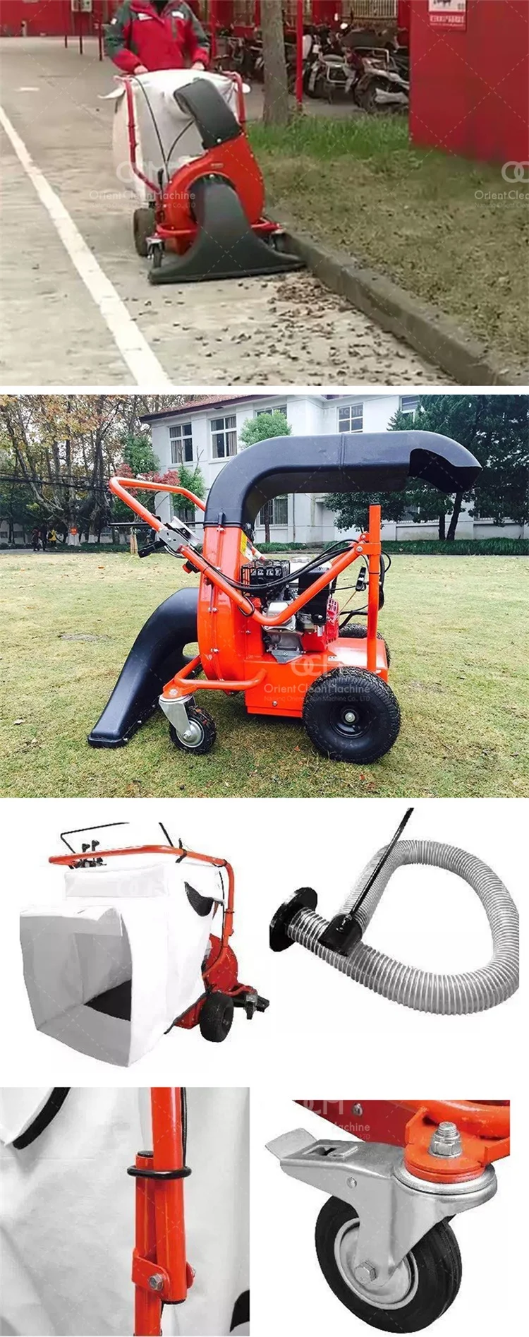 T80sy Self-propelled Garden Vacuum/universal Leaf Cleaner/foliage ...