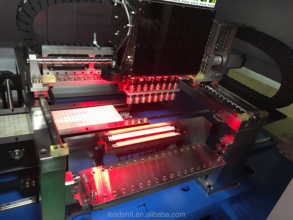 Fully Automatic Inline 8 Heads Led Smd Pick And Place Machine For Led ...