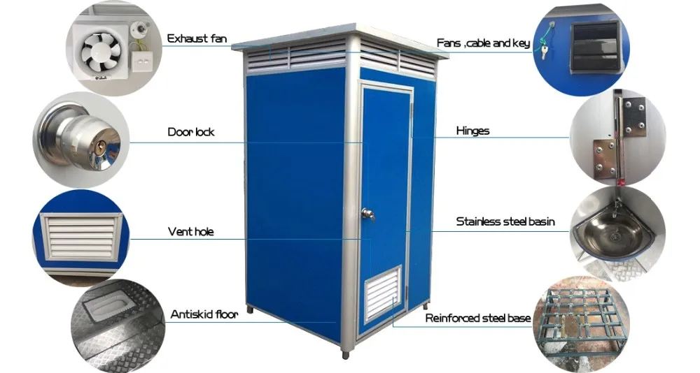 Popular Modern Design Outdoor Portable Toilet,Easy Assembilng Mobile ...
