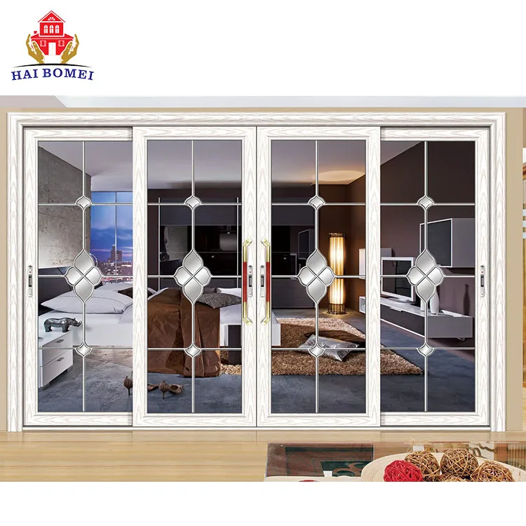 Modern Design Aluminum Metal Frame Sliding Door - Buy Sliding Door For ...