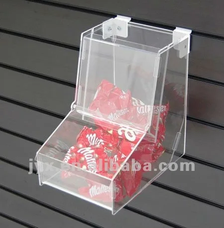 Wall Mounted Acrylic Candy Dispenser With Label Pocket - Buy Acrylic ...