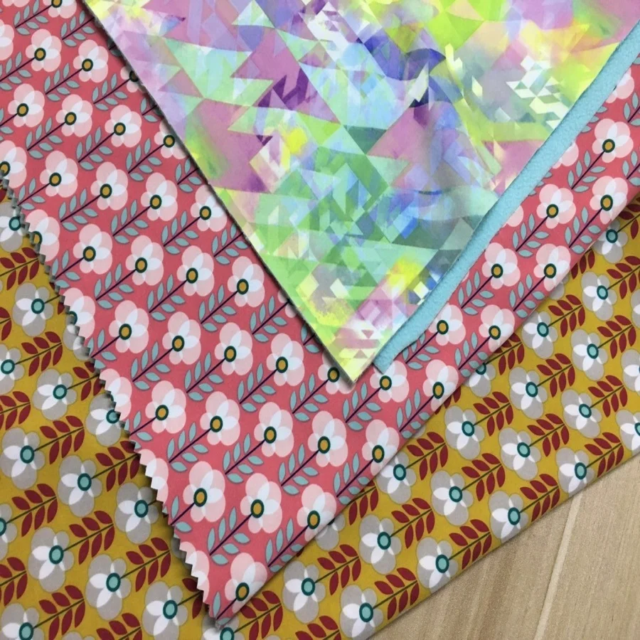 Softshell Fabric with Digital Printed Design - 100% Polyester