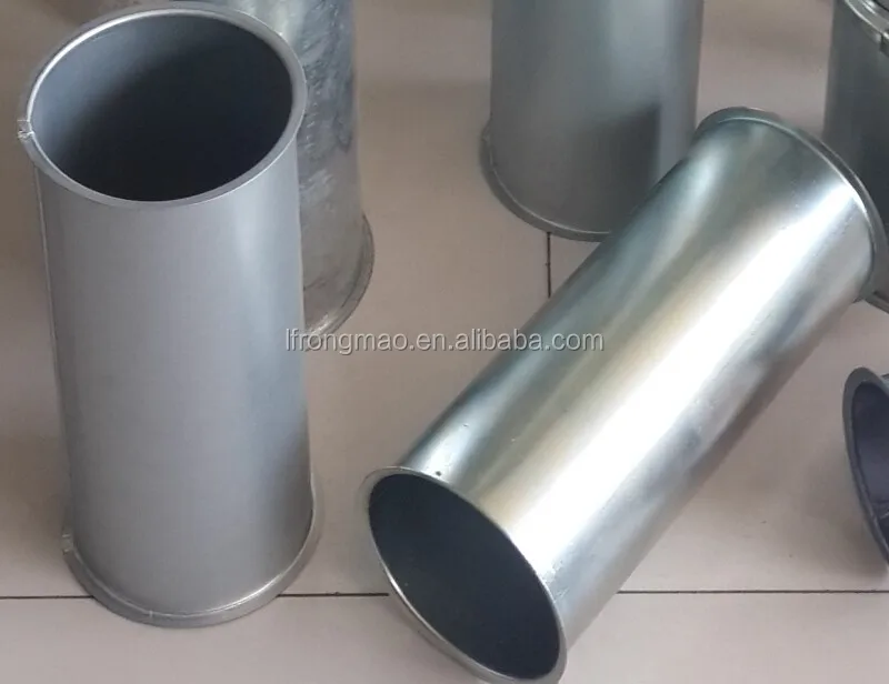 Galvanised Round Duct Metal Ducting for Wood Dust Collector
