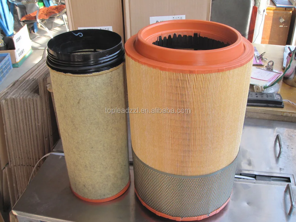 Howo Part - Howo Air Filter K2841 Element Wg9725190102 Wg9725190103 ...
