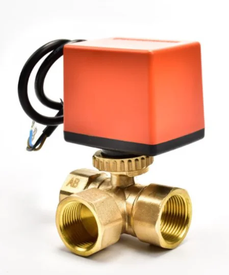 2way/3way Motorized Chiller Water Valve Control - Buy Automatic Water ...