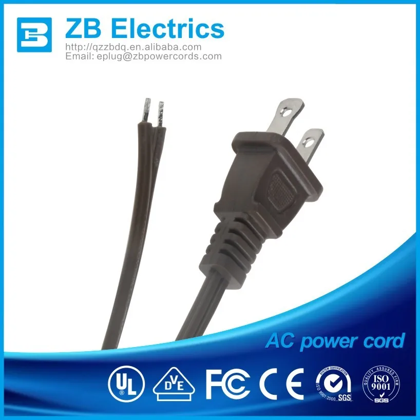 Shop Our Factory Supplier for American 2 Pin Power Cords