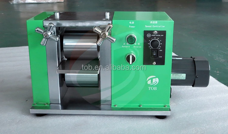 Manual Lithium Ion Battery Electrode Rolling Press Machine