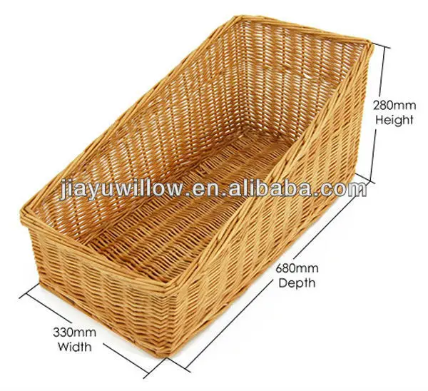 Wholesale Willow Wicker Display Tray Basket - Eco-Friendly, Handmade ...