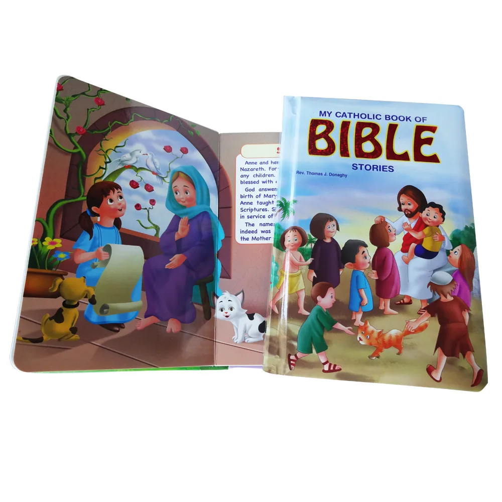 Vivid And Colourful Children Bible Story Hardboard Books For ...