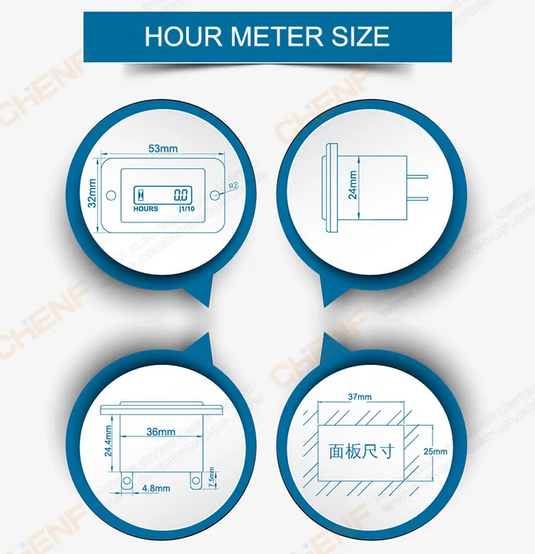 Electric Hour Meter - Precision Timer for Industrial Use