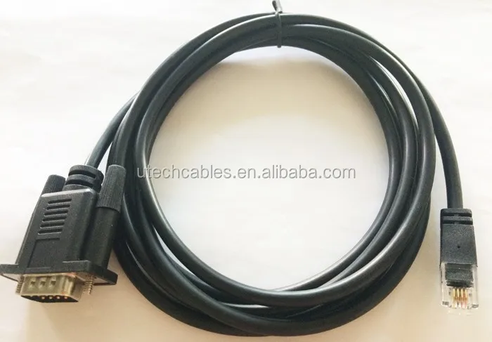 Utech Custom Model 3ft 6ft DB9 RS232 to RJ11 Adapter Cable