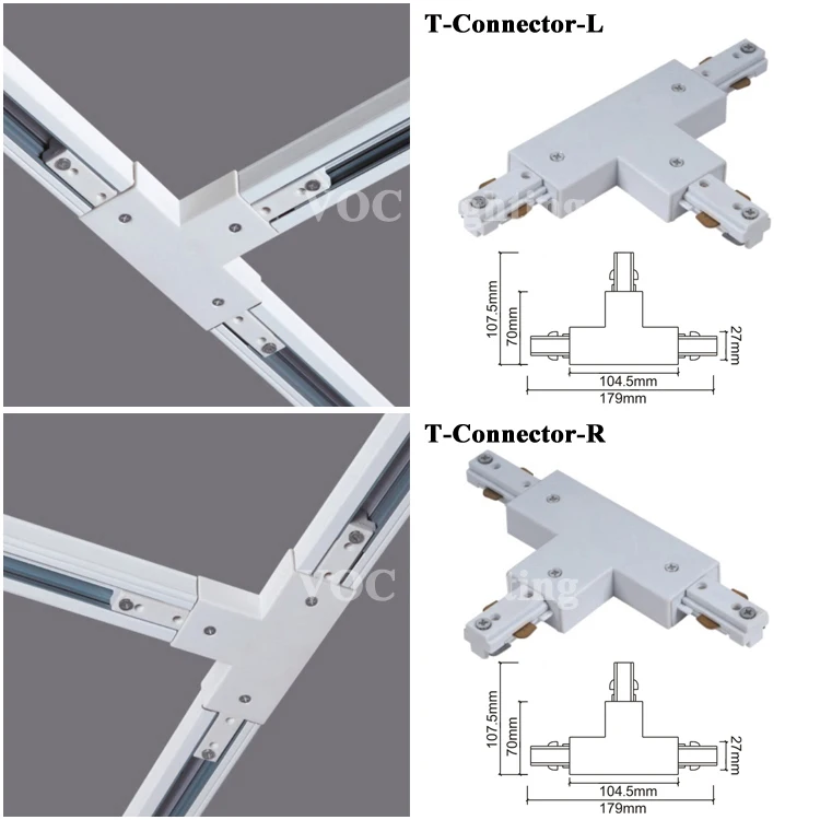 3 Phase Track Rail For Led Track Light 30w Cob Rail Ceiling Track Light ...