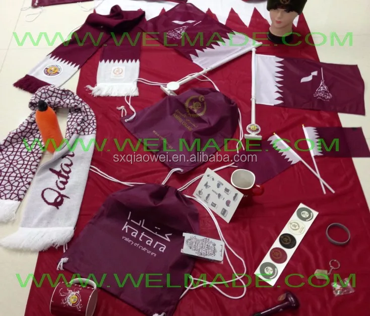 Qatar National Day Gift With Scarf,Car Flag,Caps,Bag,Backpack,Car Hood ...