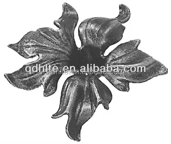 Decorative Flowers Wrought Iron Cast Iron /forged Steel Accessories ...