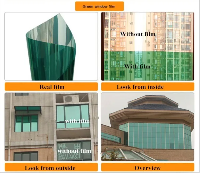 High Quality Building Tint Film Wholesale 1.52*30m Tinted Glass ...