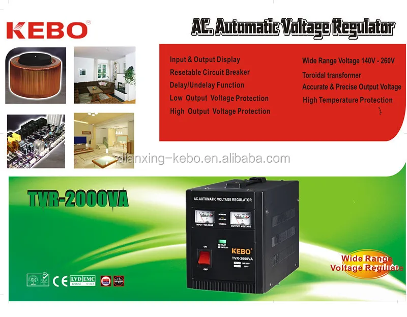 2000va Avr Kebo Stabilisateur De Tension - Buy 2000va Avr Kebo ...