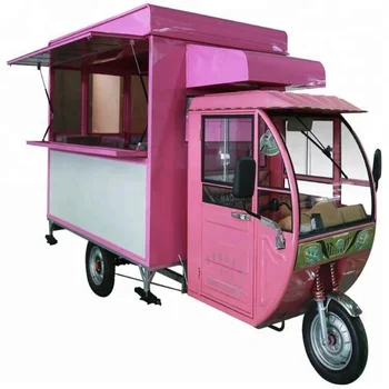 3 Wheels Motorcycle Food Cart With Cover Beautiful Design Outdoor ...
