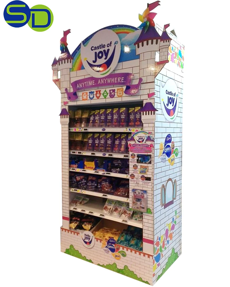 Themed Cardboard Pallet Display For Snack Cadbury Chocolate Stand - Buy ...
