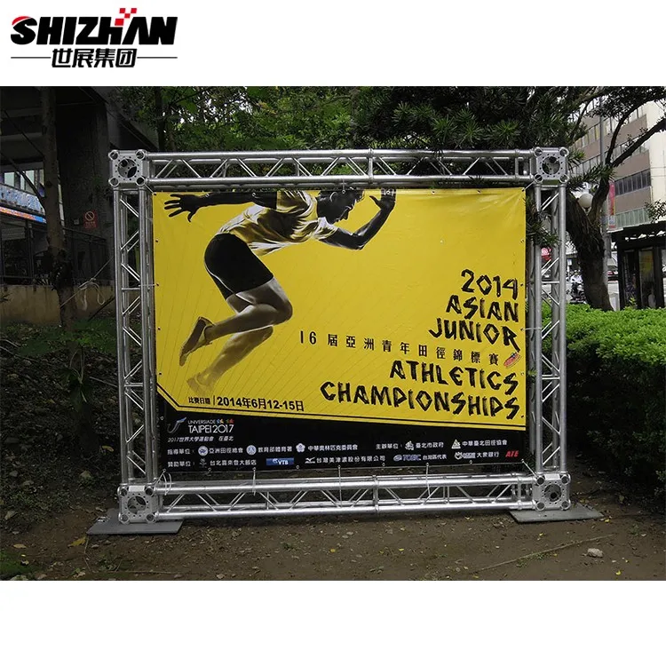 Stage Backdrop Truss System Banner Stand Truss For Exhibition - Buy ...