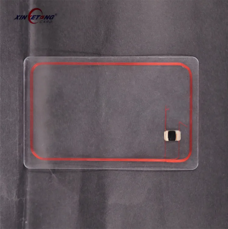 NFC N-TAG 215 RFID Clear Business Card - Wholesale Available