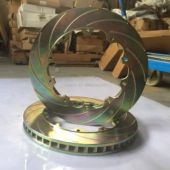 Customized Drilled Slotted Refitted Brake Rotors 355 Mm*32 Mm Brake ...