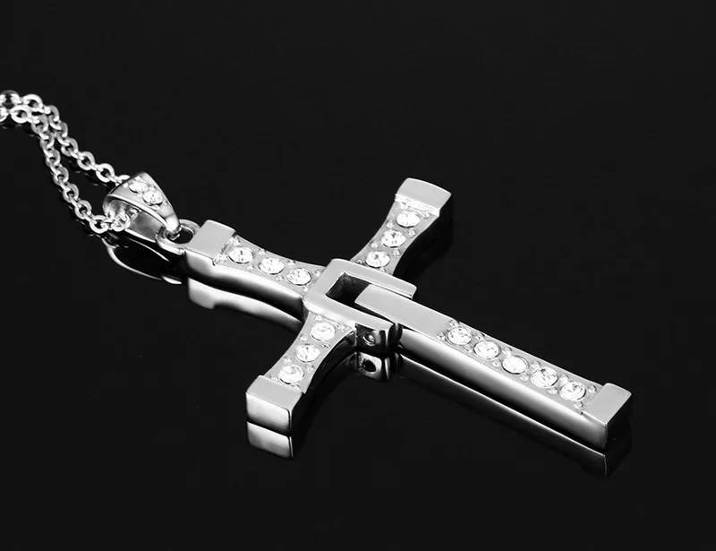 Fashion Jewelry Movie The Fast And Furious Cross Pendant Men Necklace ...