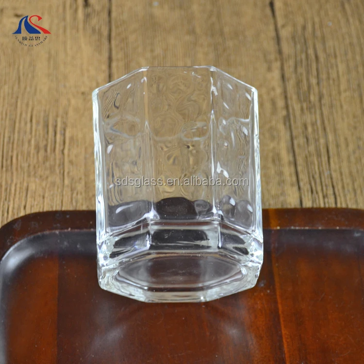 Wholesale Luminarc Octagonal Short Straight Glass Water Cup Rock ...
