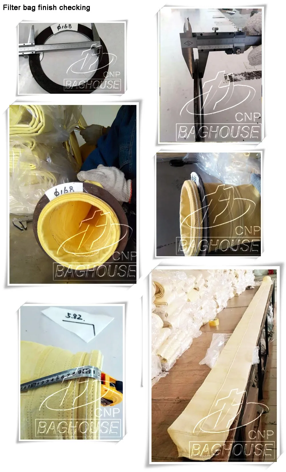 Silo Bag Filters for Dust Collector – High-Temperature Polyester Filter ...