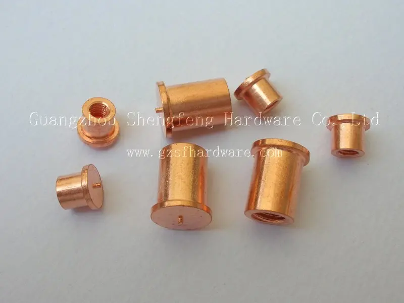 CD Weld Stud Screw Spot Welding Copper Plated DIN32501