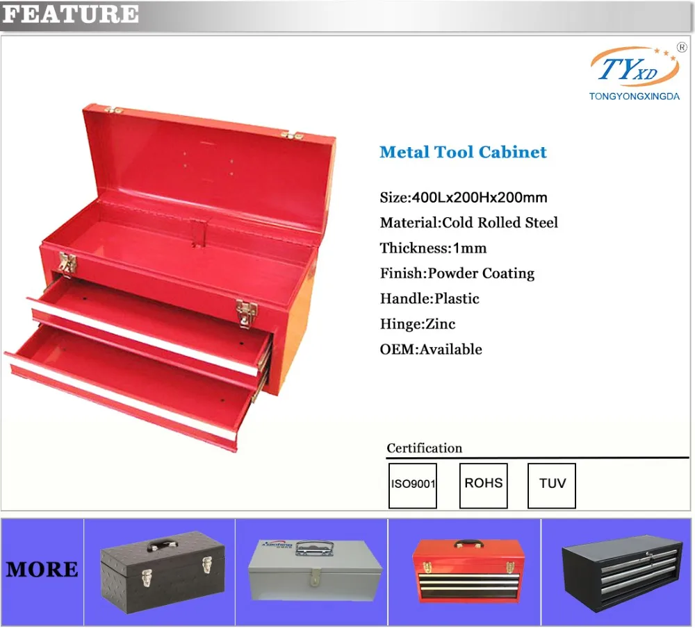 Professional Oem/odm Custom Metal Tool Box For Portable Toolbox - Buy ...