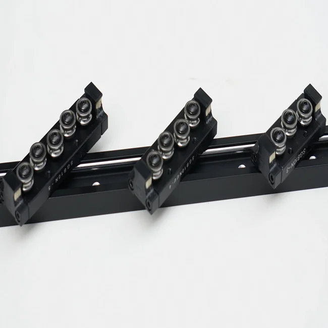 Dual Axis Roller Linear Guide Rail With Linear Roller Block Bearing ...