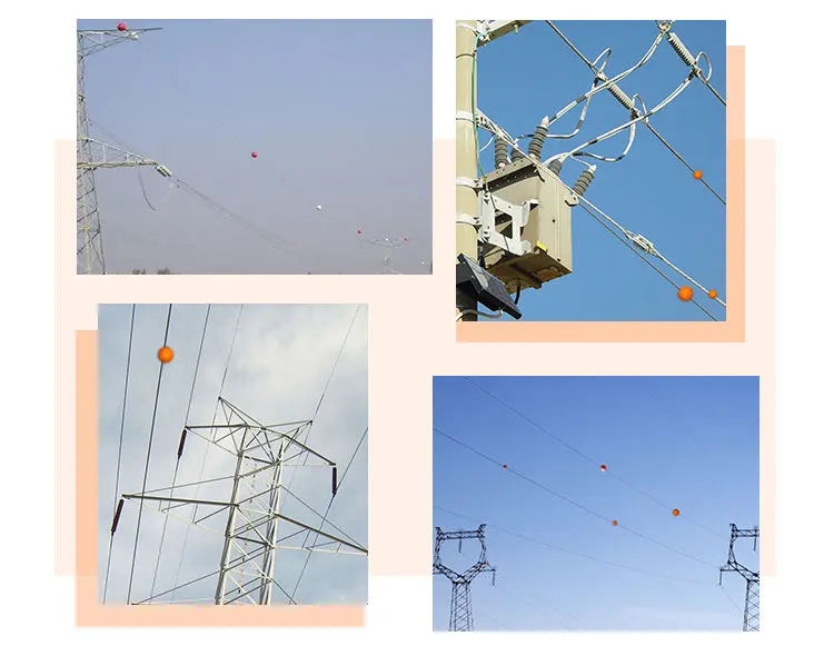 Overhead Power Line Marking Balls,Aircraft Warning Ball For Overhead ...