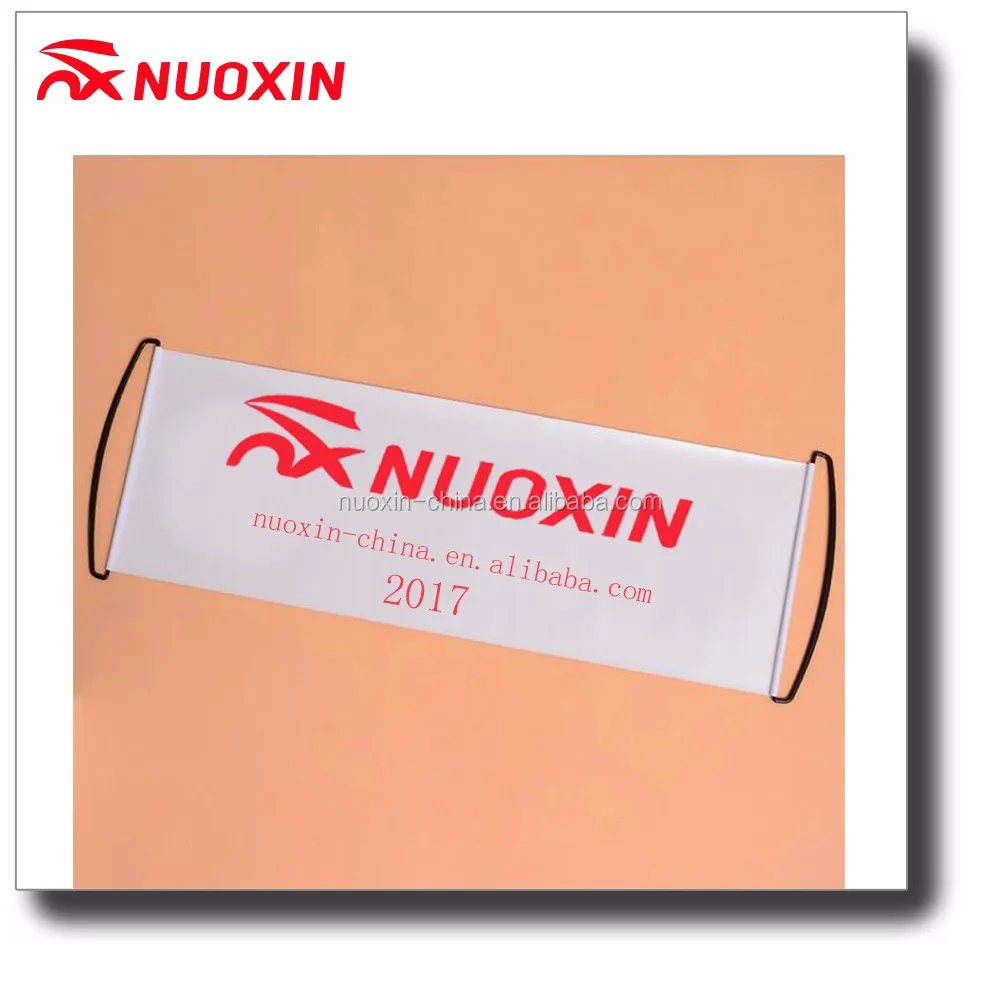 Custom Double Sided Printing Plastic Hanging Hand Held Scrolling Out ...